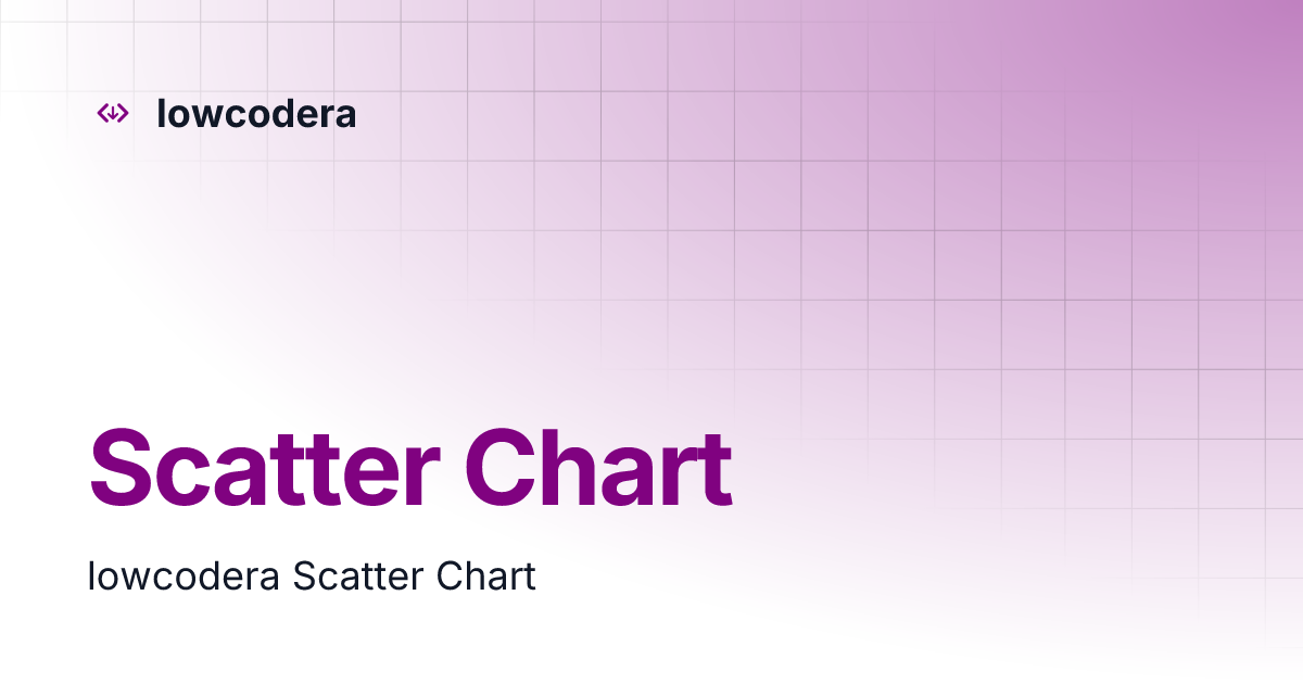 Scatter Chart | lowcodera